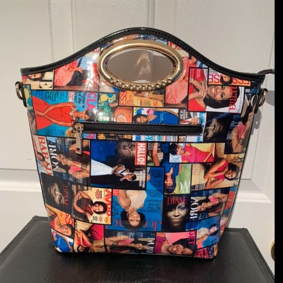 michelle Obama | Bags | Michelle Obama Magazine Collection Handbag ...